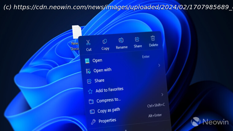Microsoft pauses the rollout of updated context menus for Windows 11 insiders | NewsHub