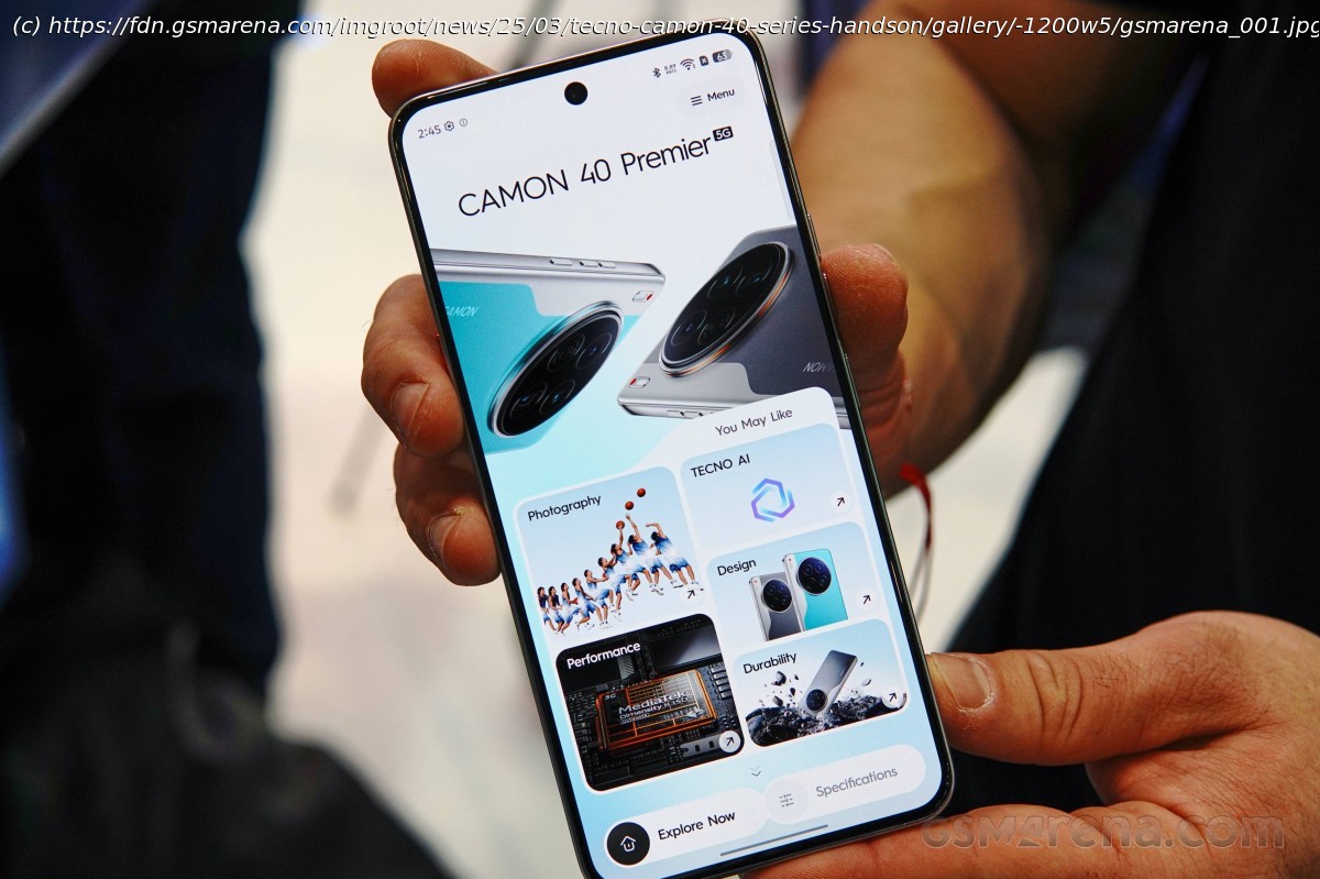 Tecno Camon 40 series hands-on | NewsHub